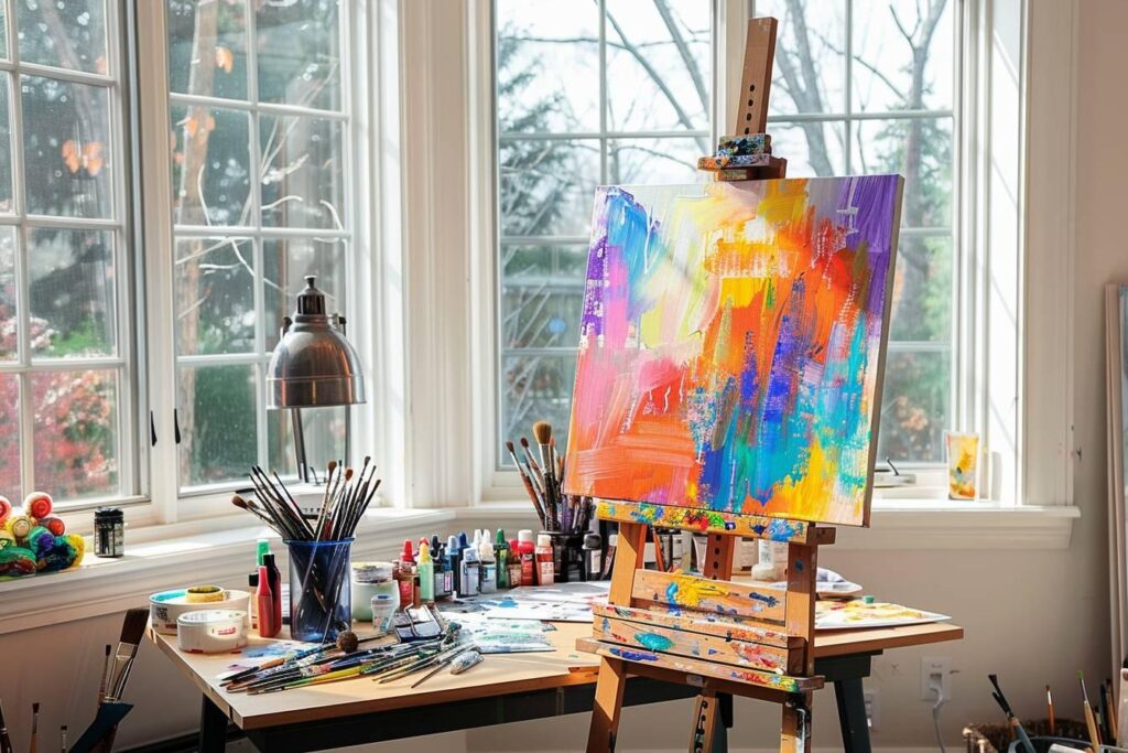 Comment aménager un espace créatif pour un atelier d’artiste chez soi ...